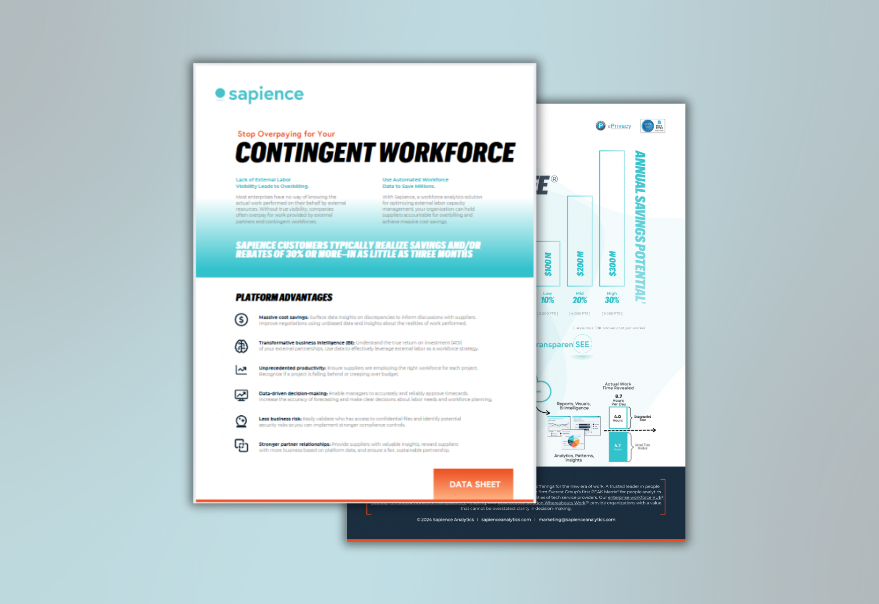 Data Sheets – Sapience Workforce Intelligence